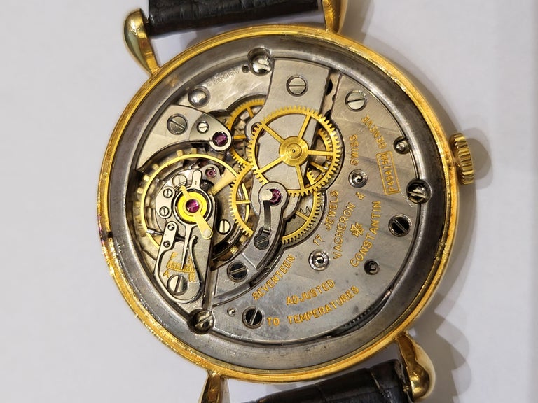 18 kt Gold Vacheron Constantin Tear Drop Lugs Watch, Cal P454 5B For ...