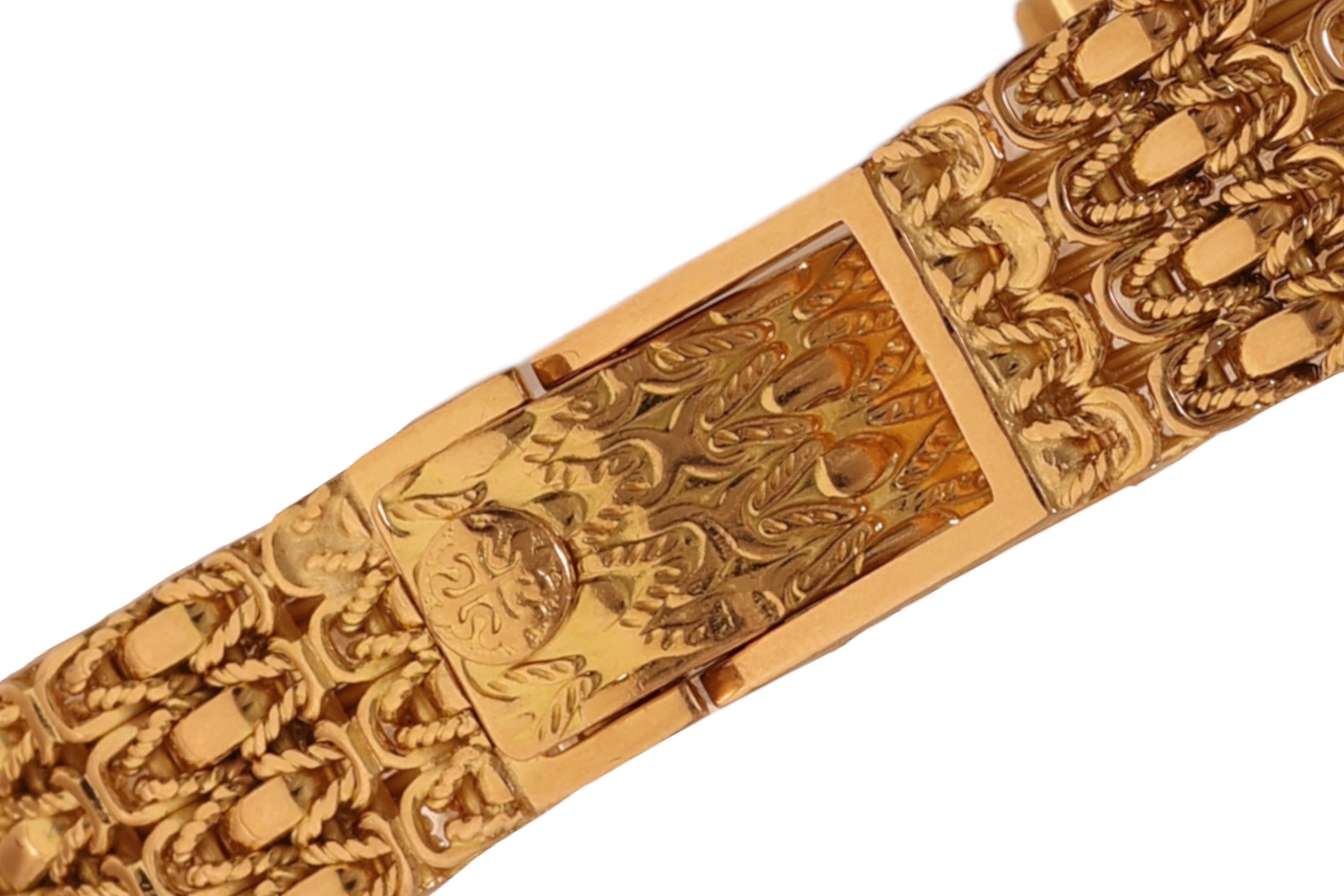 18 kt. Yellow Gold Patek Phillipe Ellipse Diamonds with Certificate and ...
