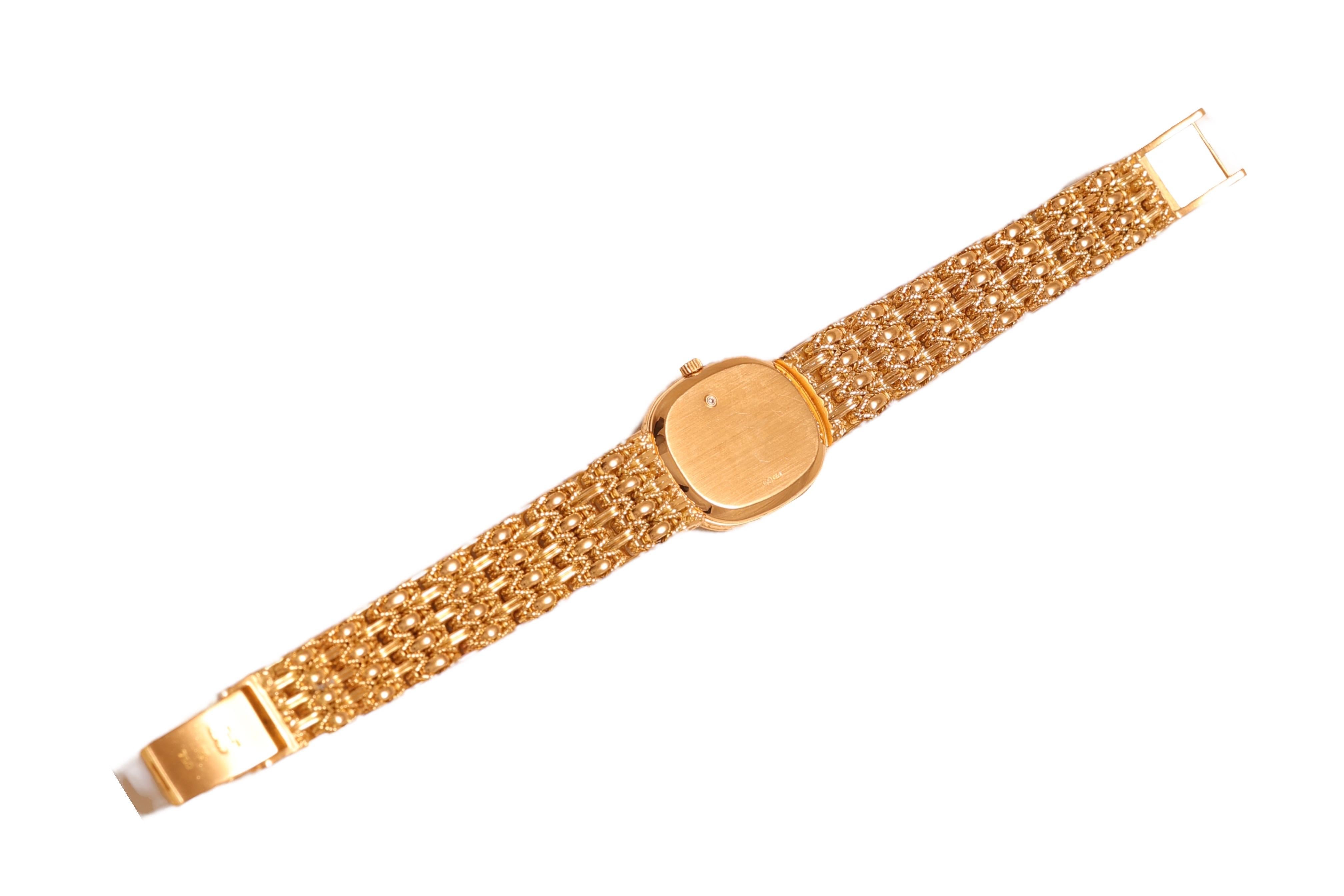 18 kt. Yellow Gold Patek Phillipe Ellipse Diamonds with Certificate and ...