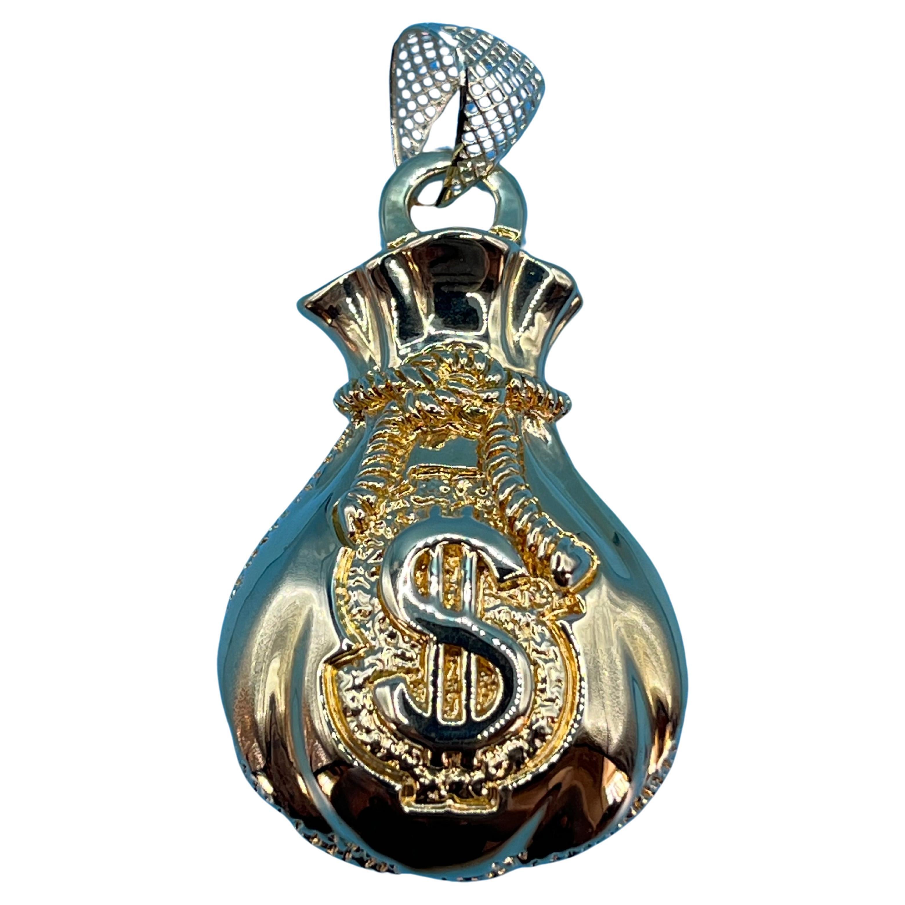 18 kt Yellow Gold Pendant Made in Italy 1990s For Sale at 1stDibs