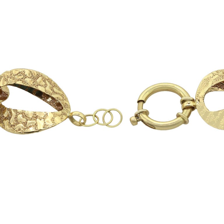 Ladies Large Link Necklace at 1stDibs