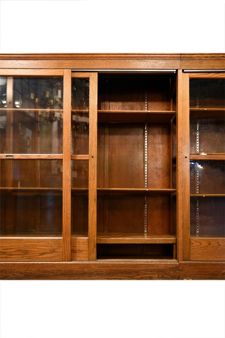 Oak Classroom Cabinet For Sale at 1stDibs