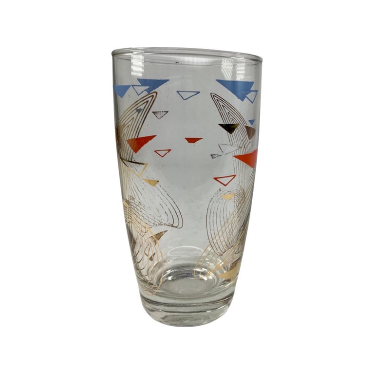 18 Vintage Atomic Cocktail Glasses at 1stDibs