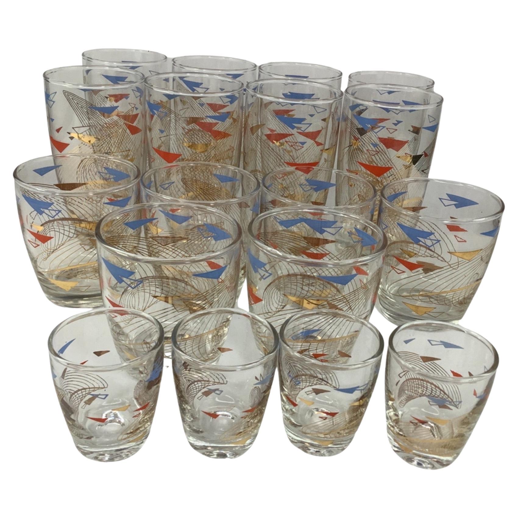 Set of Two Atomic Age Harold's Casino "Moonshot" Cocktail / Shot ...