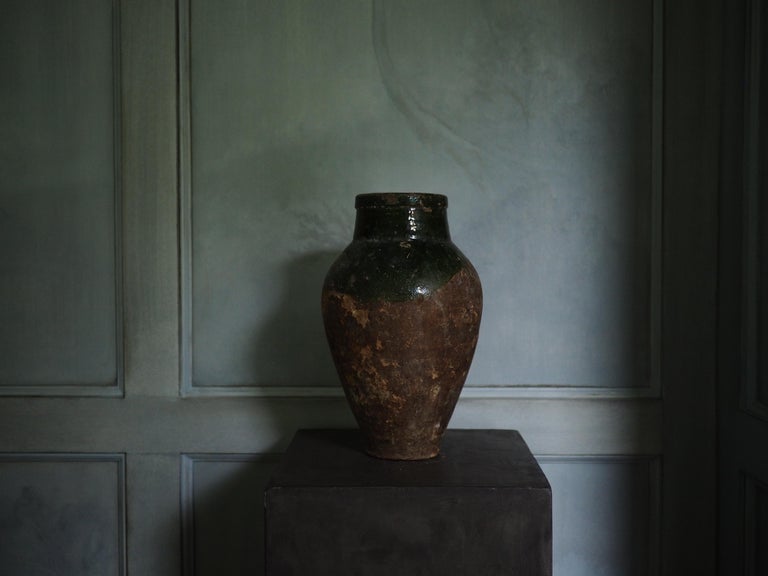 1800's Antique Clay Amphora, Bayram Amphora For Sale at 1stDibs