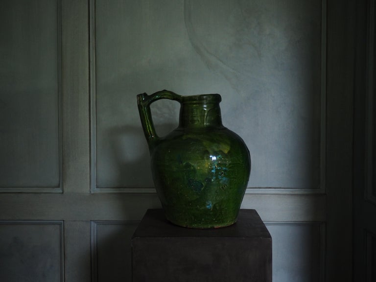 1800's Antique Clay Amphora For Sale at 1stDibs