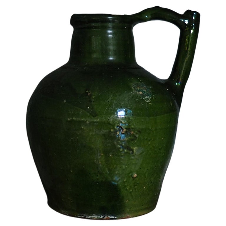 1800's Antique Clay Amphora For Sale at 1stDibs