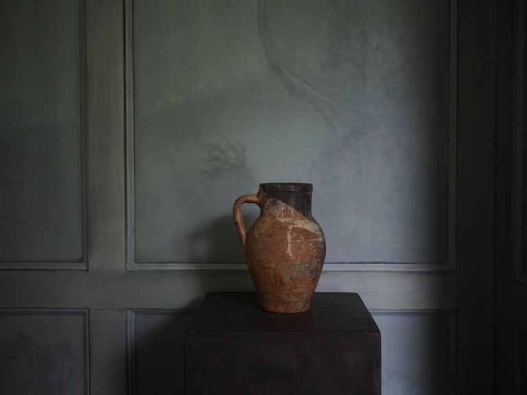 1800's Antique Clay Amphora, RJ Amphora For Sale at 1stDibs