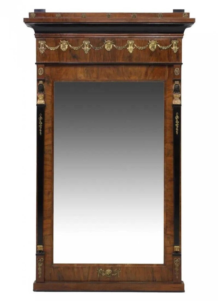 1800s Antique Continental, Gilt Bronze, Ormolu, Empire Console, Pier ...