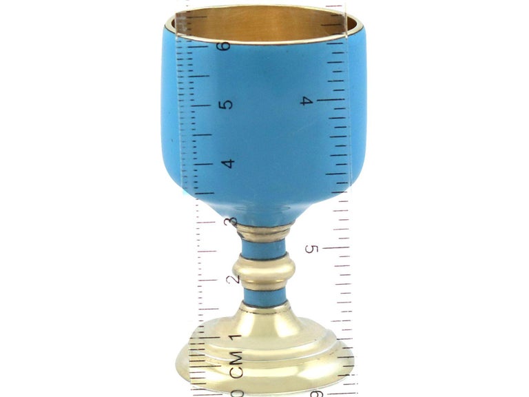 1800s Antique Silver Gilt and Enamel Vodka Tots For Sale at 1stDibs ...