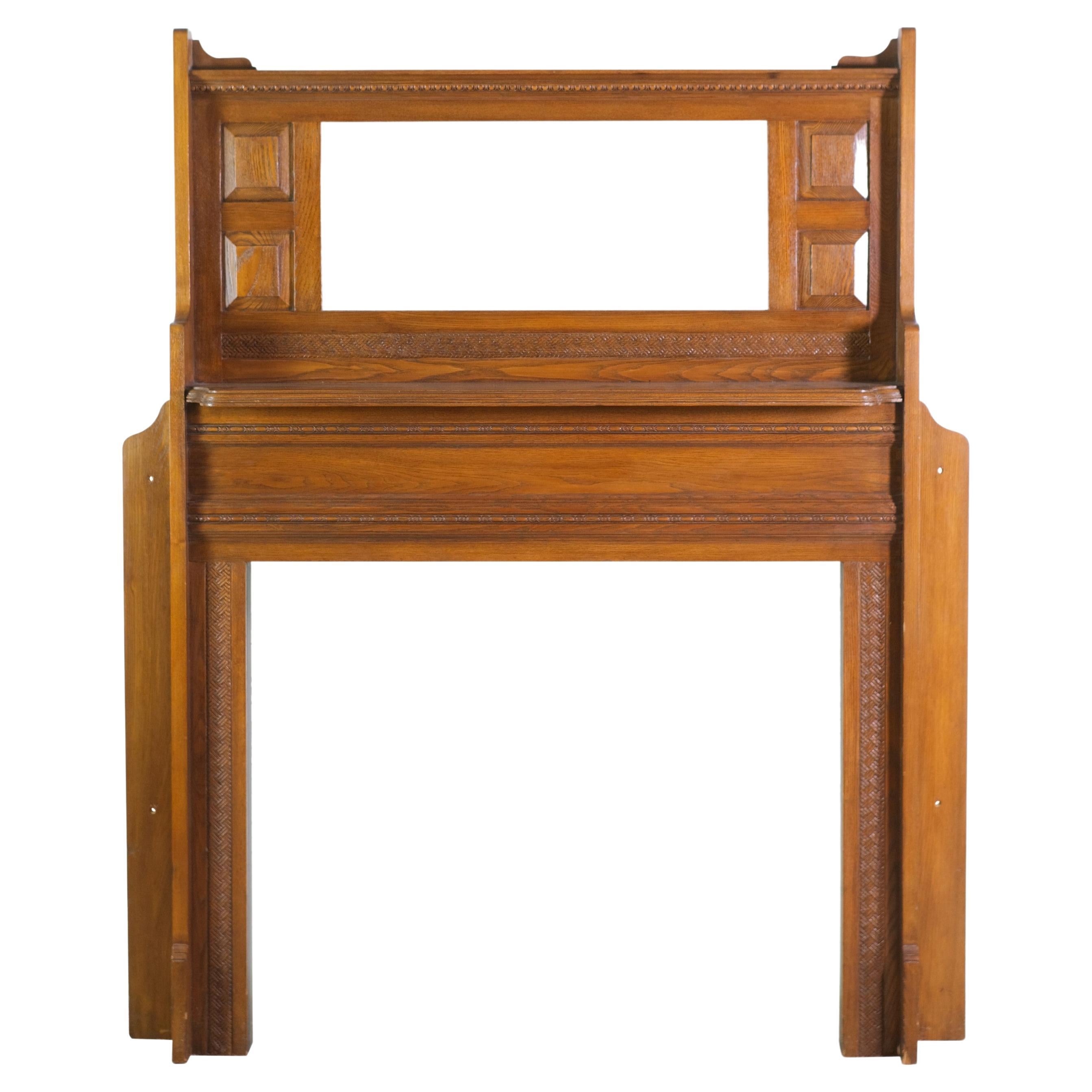 Dutch Tile Fireplace Mantel Made by Royal Tichelaar of Makkum For Sale ...