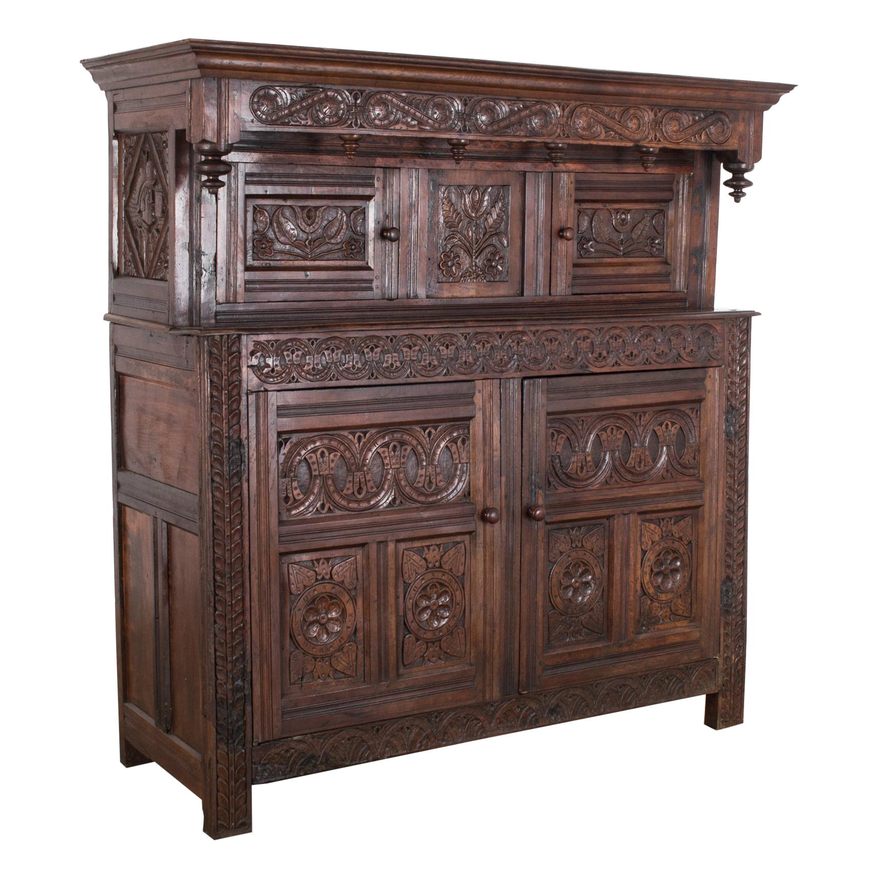 Early 1800s Cupboard for Parlor, Kitchen, Pantry with Lockbox Inside at ...