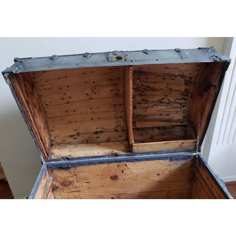 1800s Dome Top Camel Back Ornate Steamers Trunk For Sale at 1stDibs ...