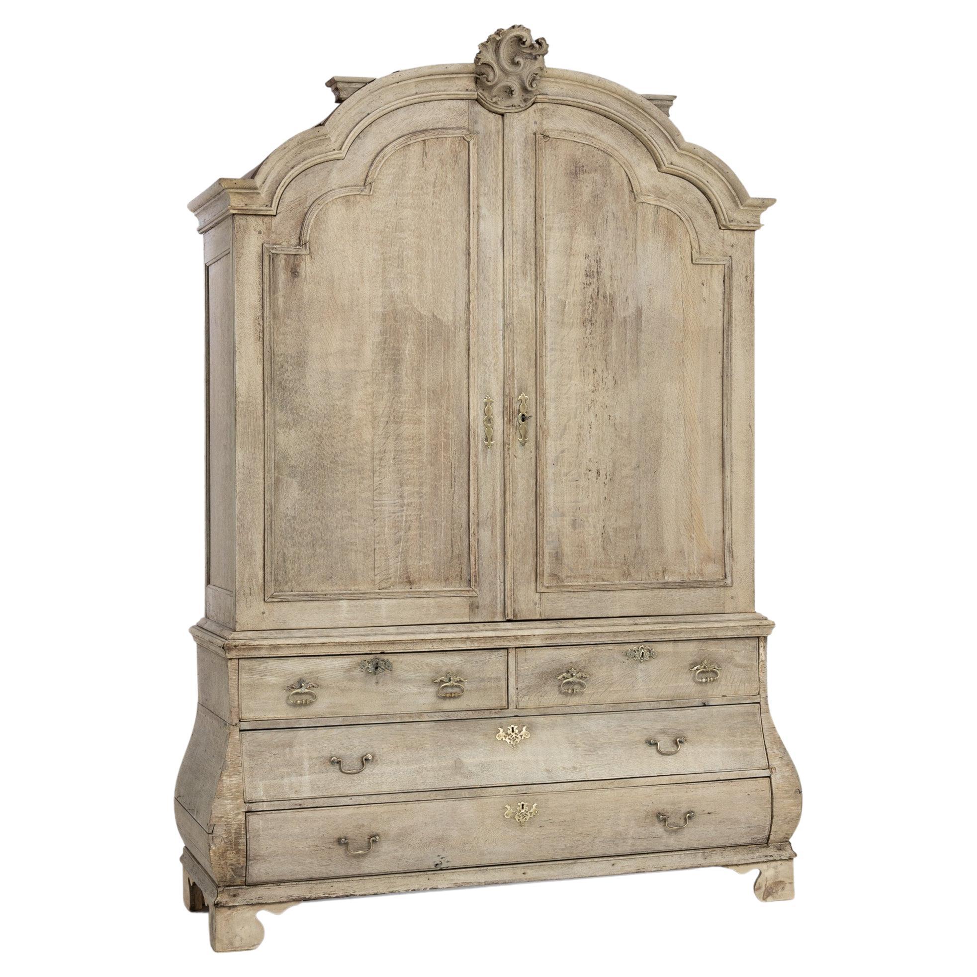 Neoclassical Decoupage Cabinet at 1stDibs