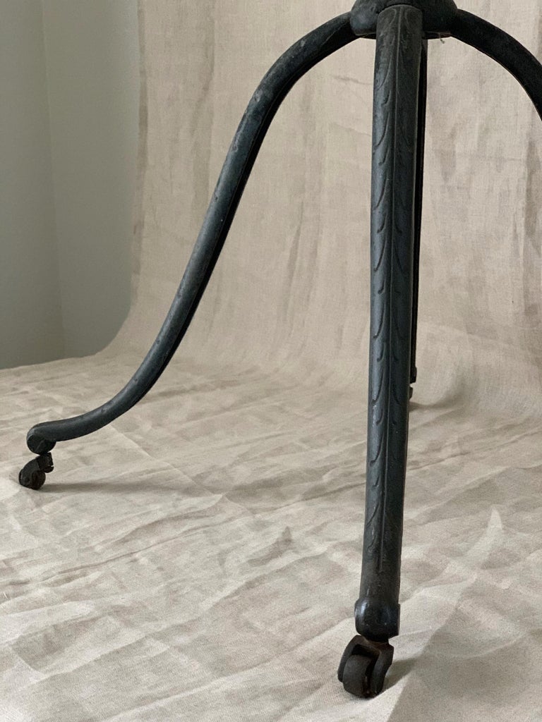 Antique 1800's Iron Tripod Stand at 1stDibs