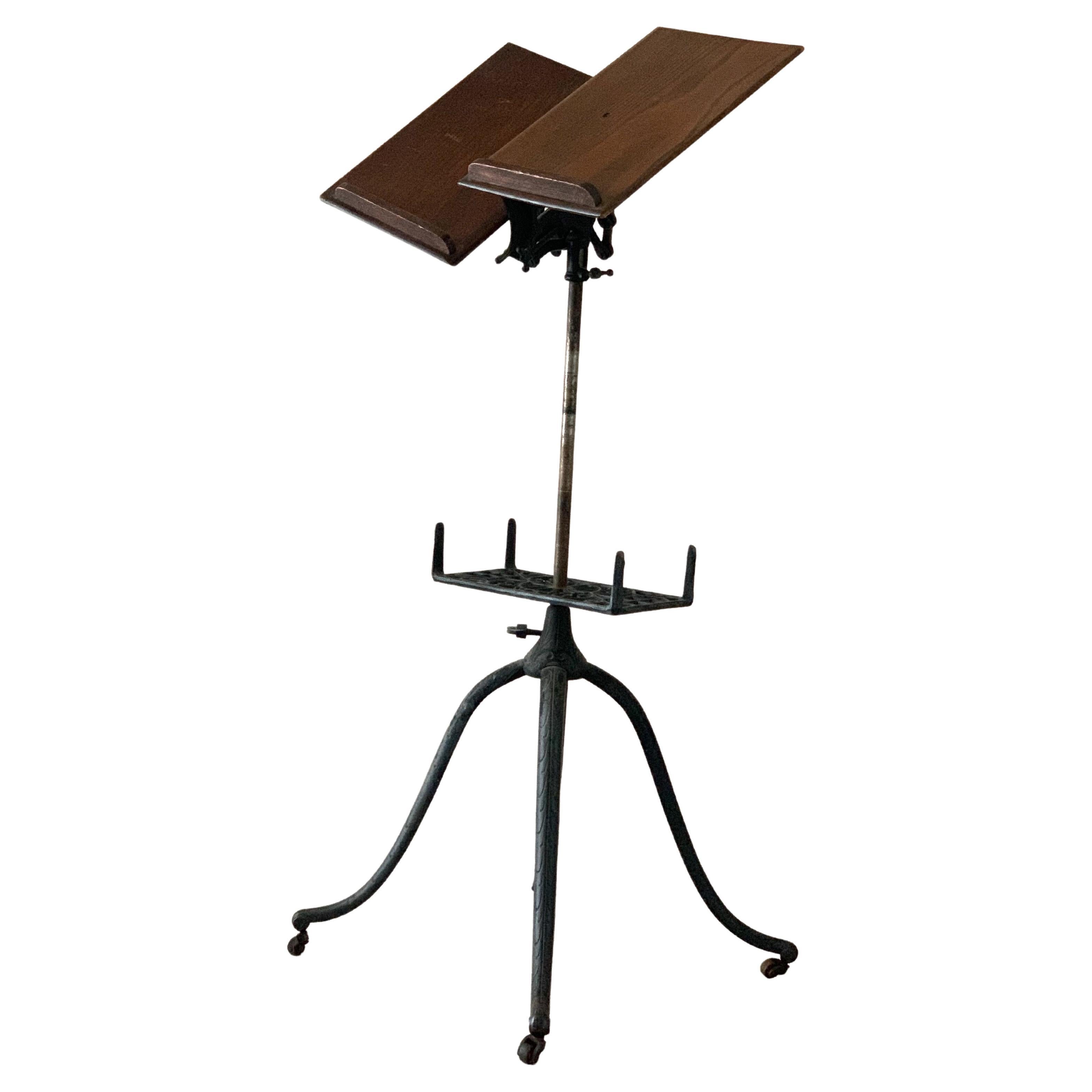 Antique 1800's Iron Tripod Stand at 1stDibs
