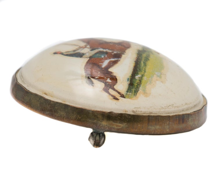 1800s Victorian Antique Bridle Rosette Racing Pin Brooch For Sale at ...