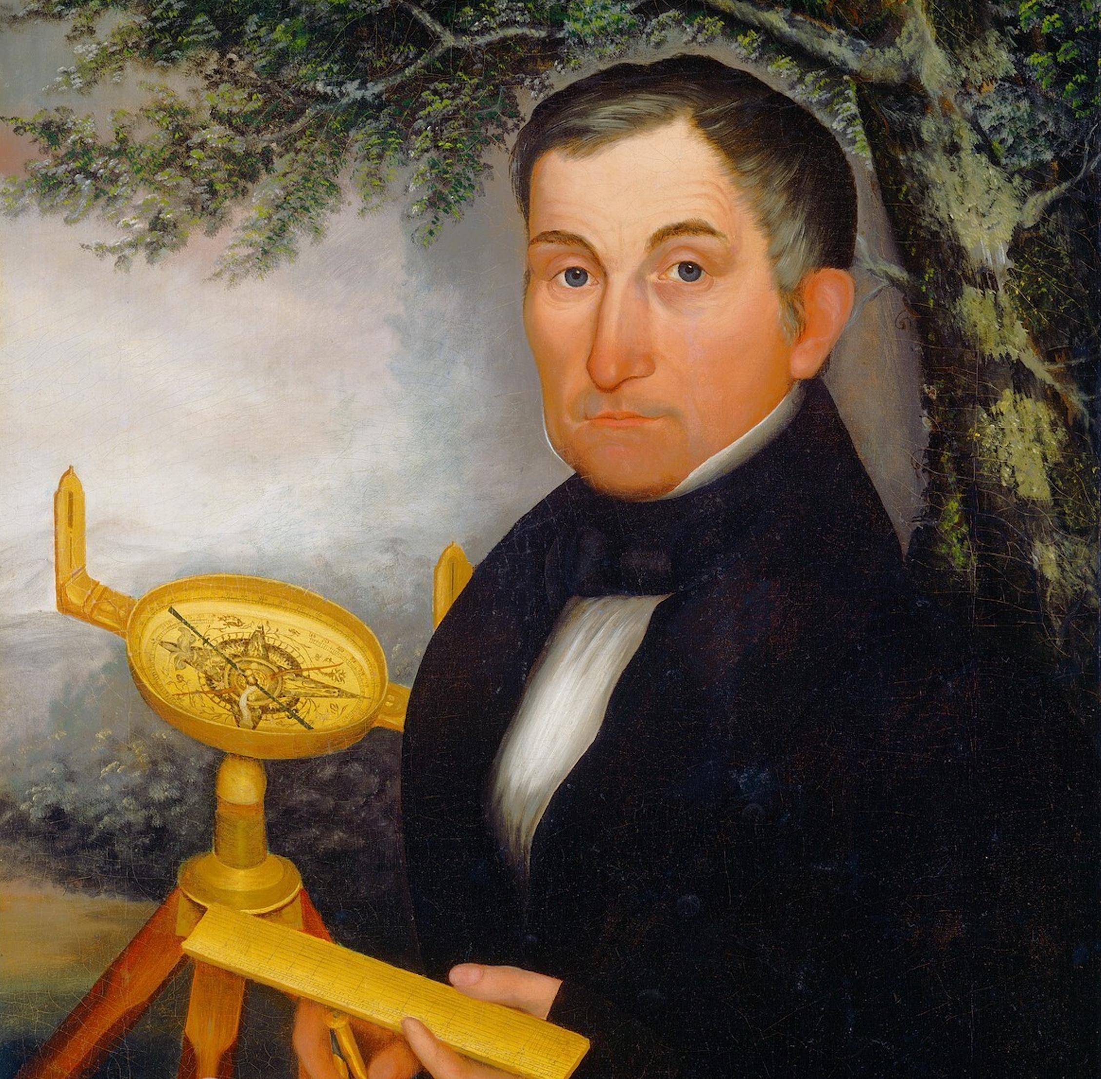 1802 Hurtin Minute Surveyor's Compass For Sale at 1stDibs