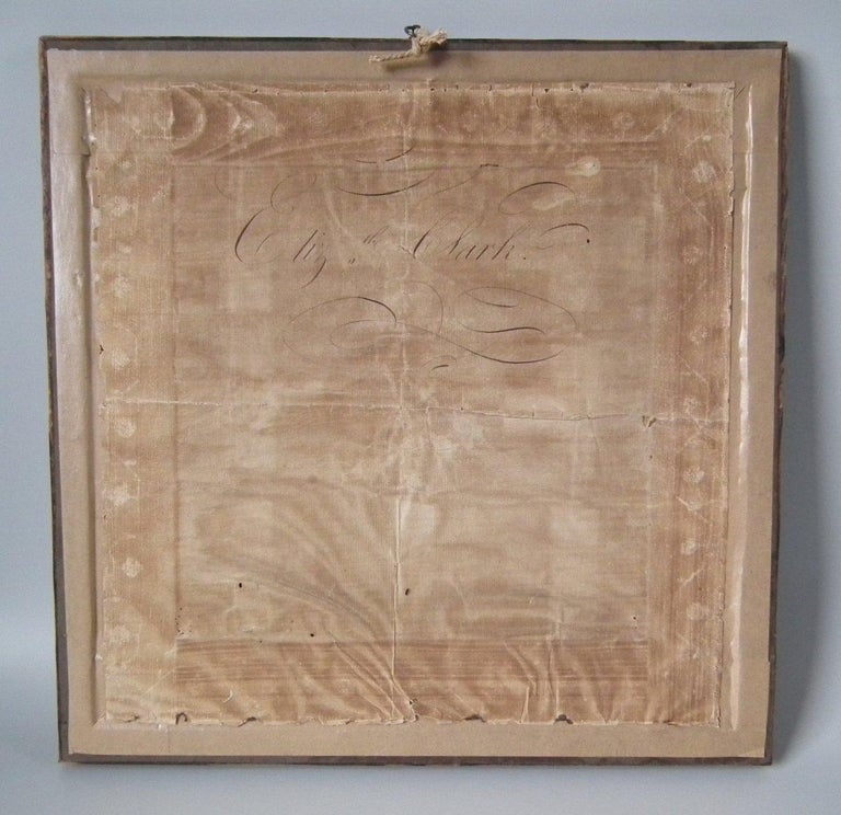 1803 Darning Sampler by Elizabeth Clark at 1stDibs