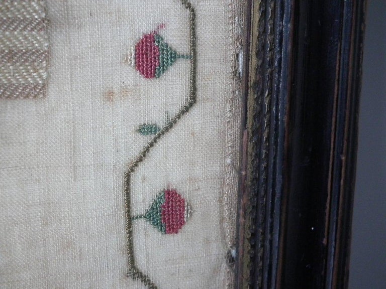 1803 Darning Sampler by Elizabeth Clark at 1stDibs