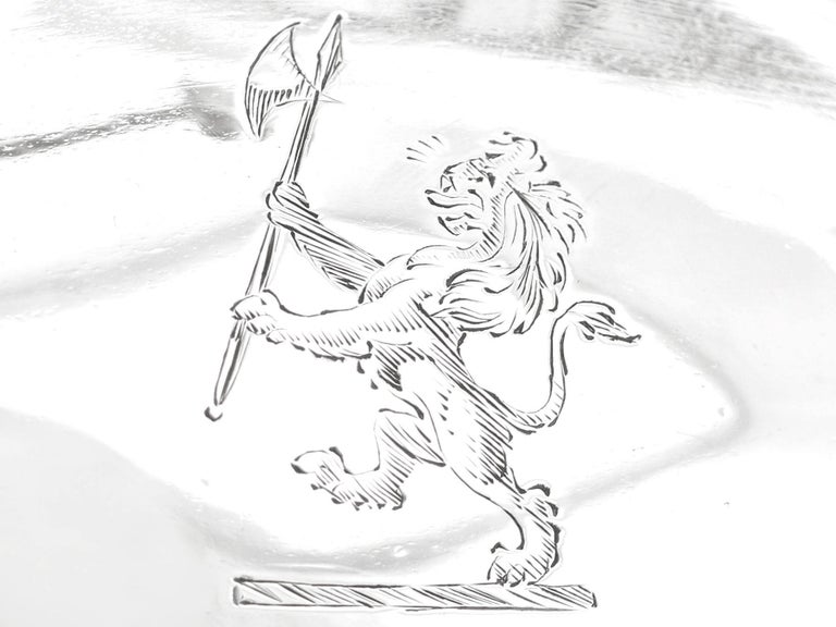 John Winter and Co. 1806 Antique Sterling Silver Basket For Sale at 1stDibs