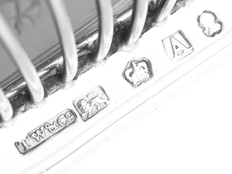 John Winter and Co. 1806 Antique Sterling Silver Basket For Sale at 1stDibs