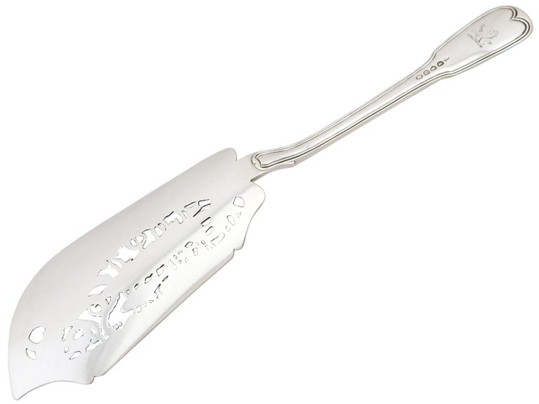 Paul Storr Antique Georgian 1811 Sterling Silver Fish Slice Server at ...