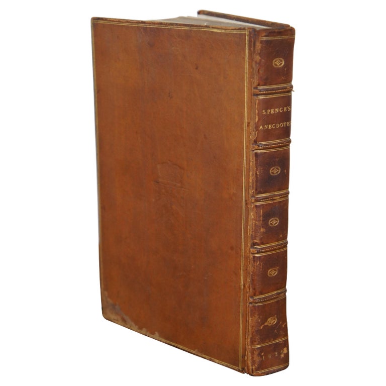 1820 Anecdotes, Observations, and Characters of Books and Men Spence ...