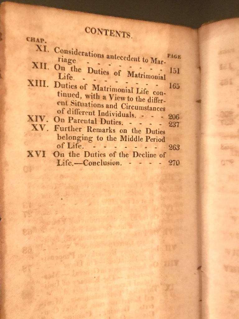 1820 Book, Enquiry into the Duties of the Female Sex, 1st American ...