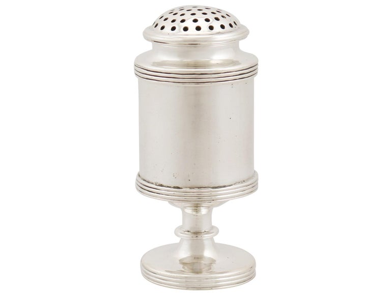 1820s Antique Indian Colonial Silver Salt and Pepper at 1stDibs