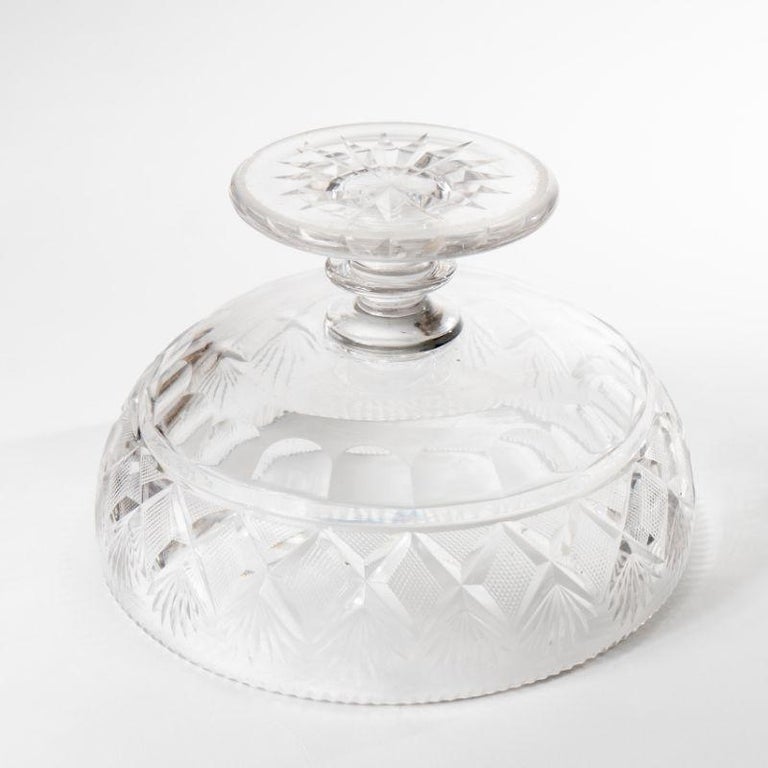 1820s Bakewell and Page Cut Glass Bowl For Sale at 1stDibs