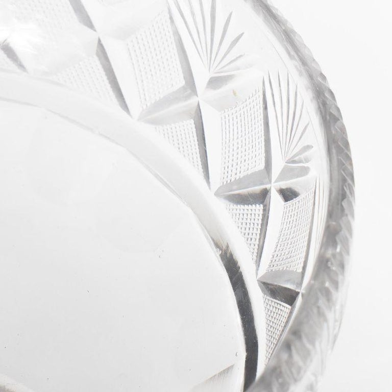 1820s Bakewell and Page Cut Glass Bowl For Sale at 1stDibs
