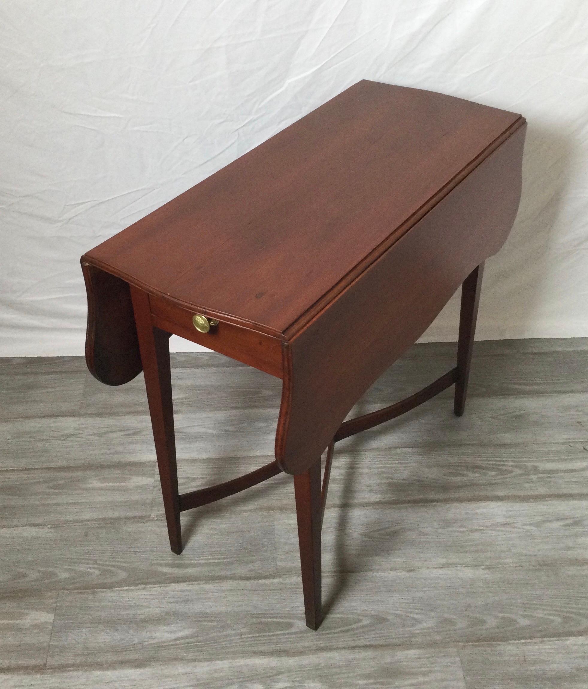 1820's Cherry Pembroke Table For Sale at 1stDibs