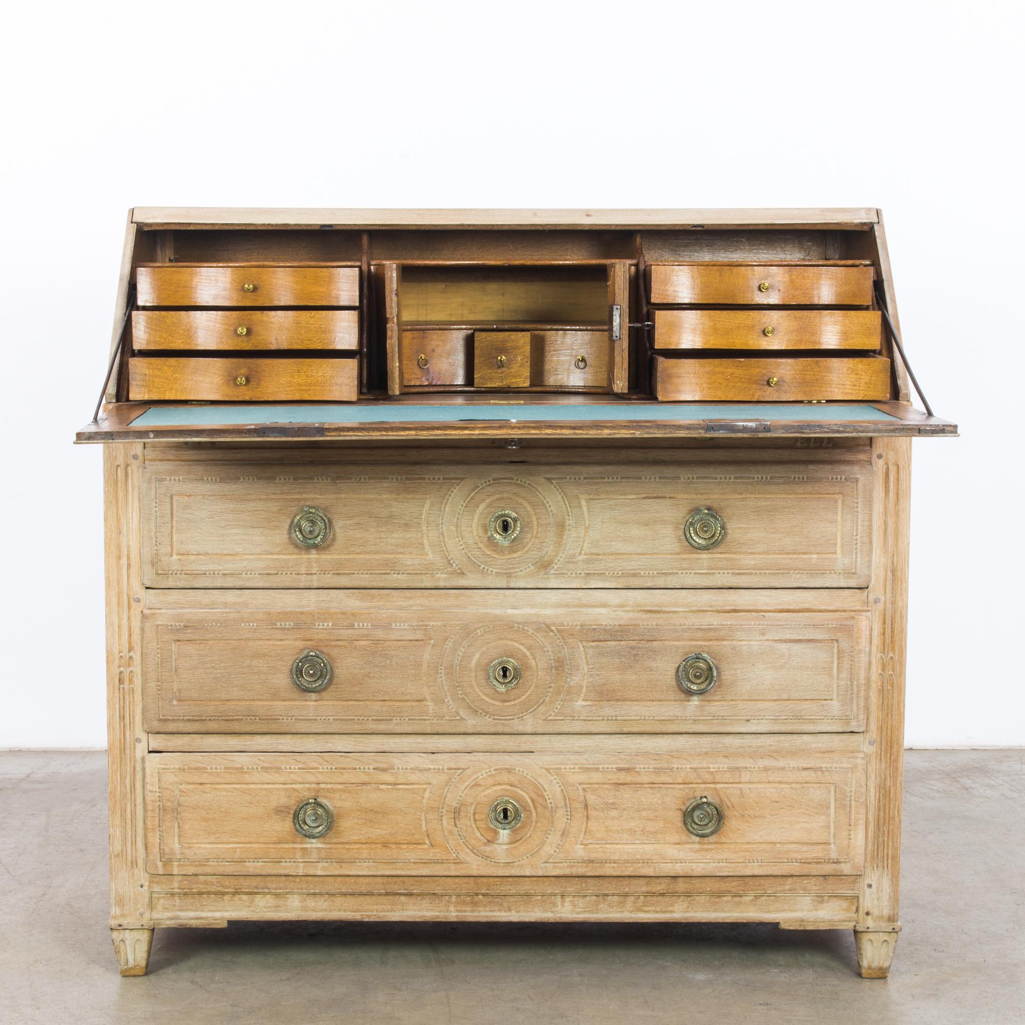 1820s French Oak Writing Desk at 1stDibs
