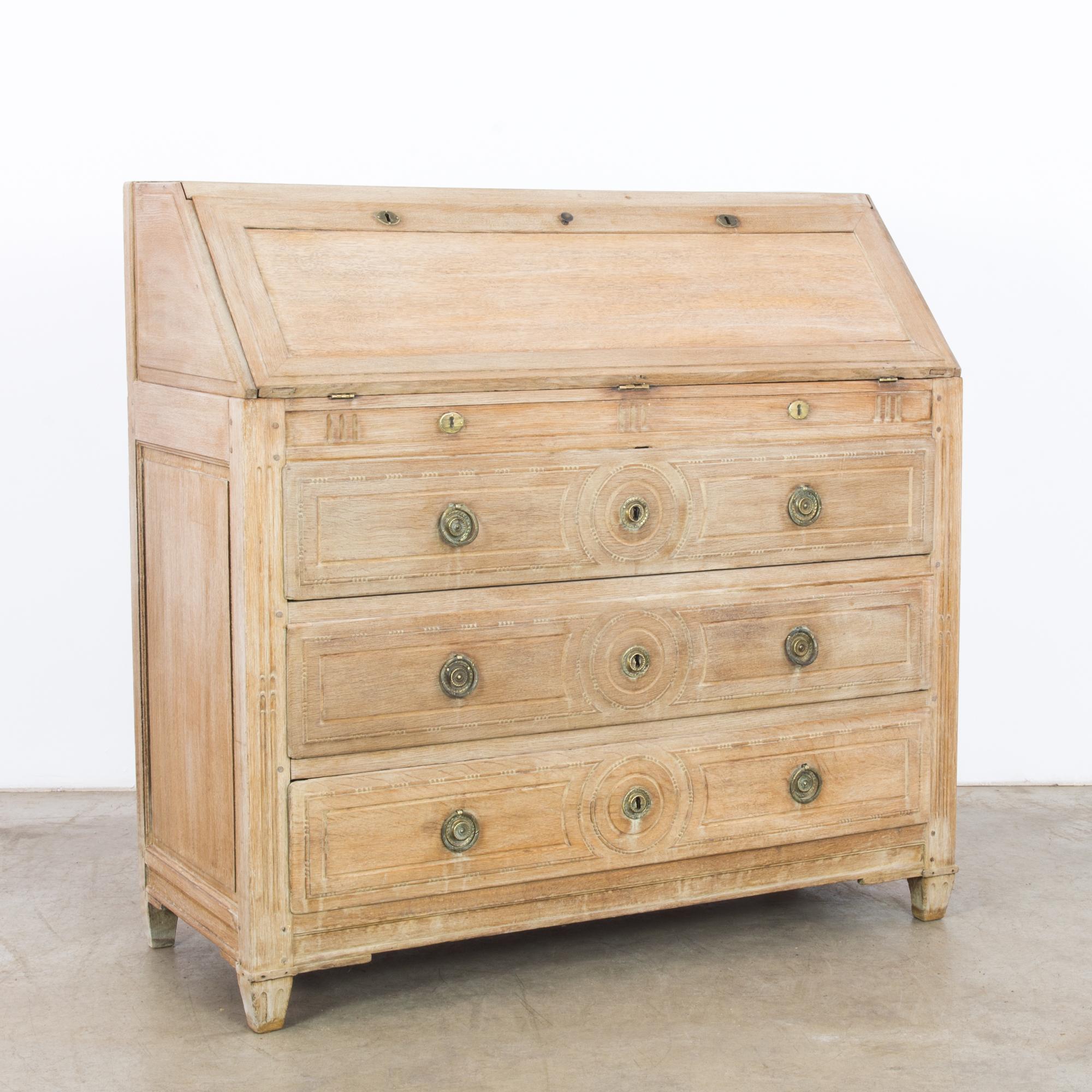 1820s French Oak Writing Desk at 1stDibs