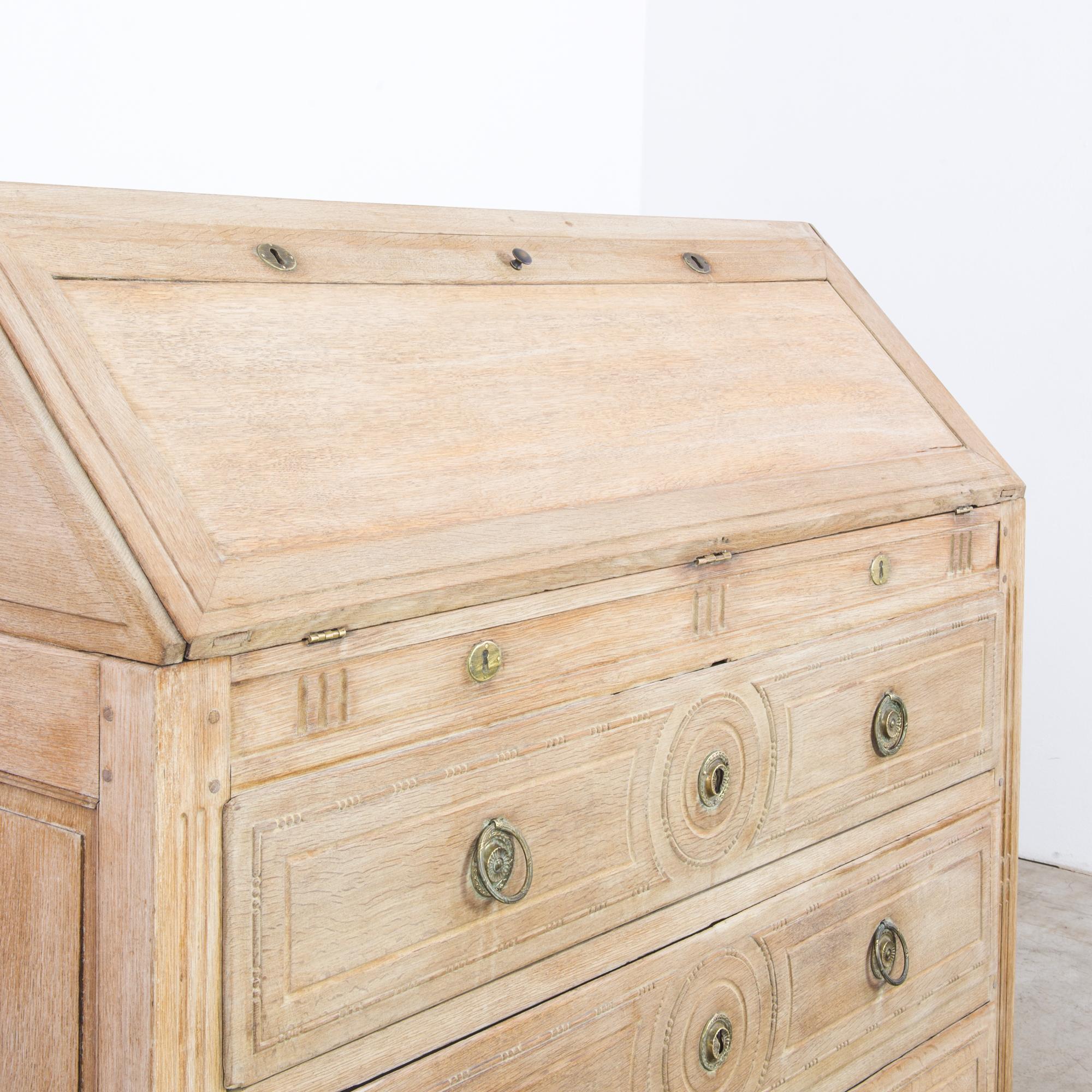 1820s French Oak Writing Desk at 1stDibs