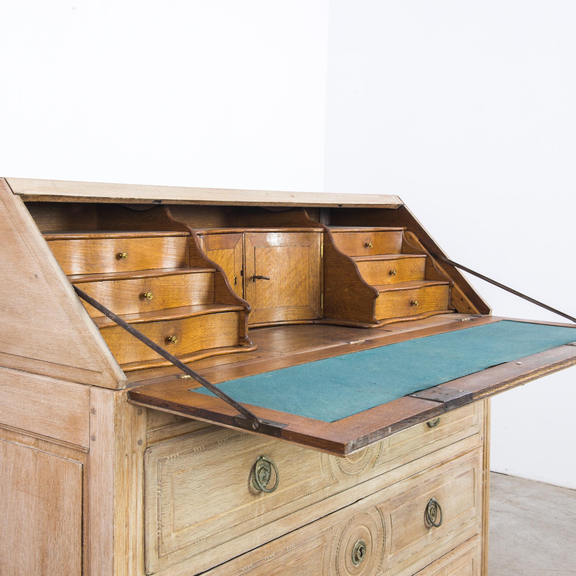 1820s French Oak Writing Desk at 1stDibs