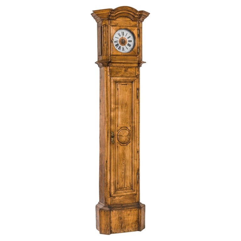 1820s French Wooden Floor Clock at 1stDibs