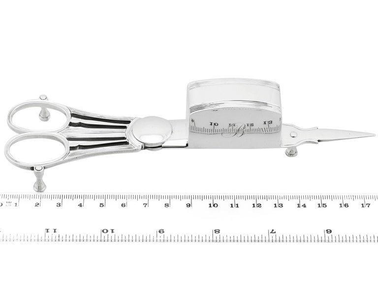 1829, Antique Sterling Silver Wick Trimmers For Sale at 1stDibs
