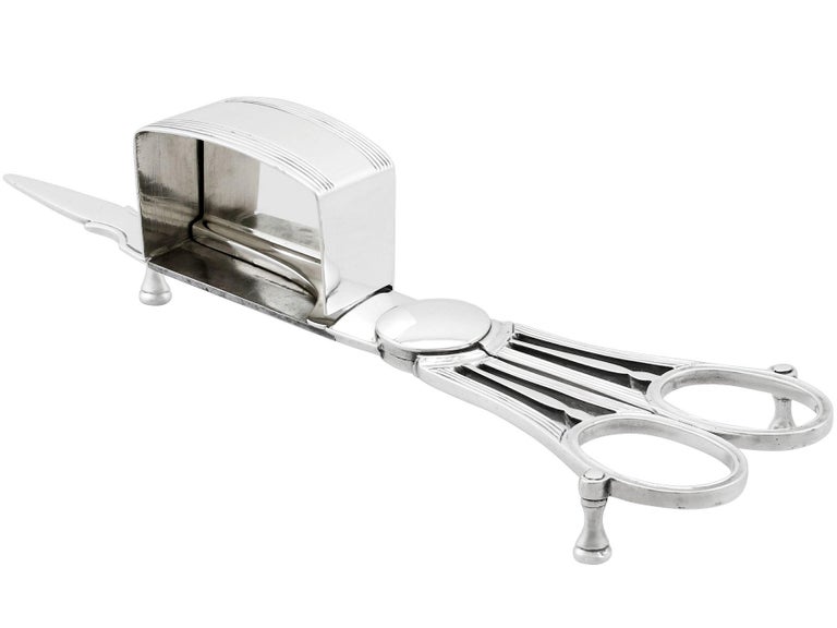 1829, Antique Sterling Silver Wick Trimmers For Sale at 1stDibs