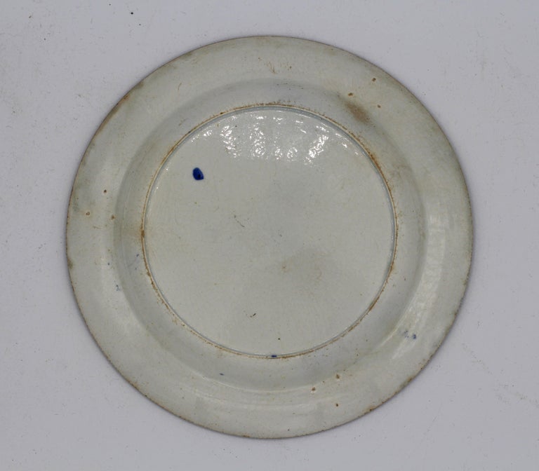 Circa 1830 Gaudy Dutch "Single Rose" Pattern Plate, English For Sale at ...