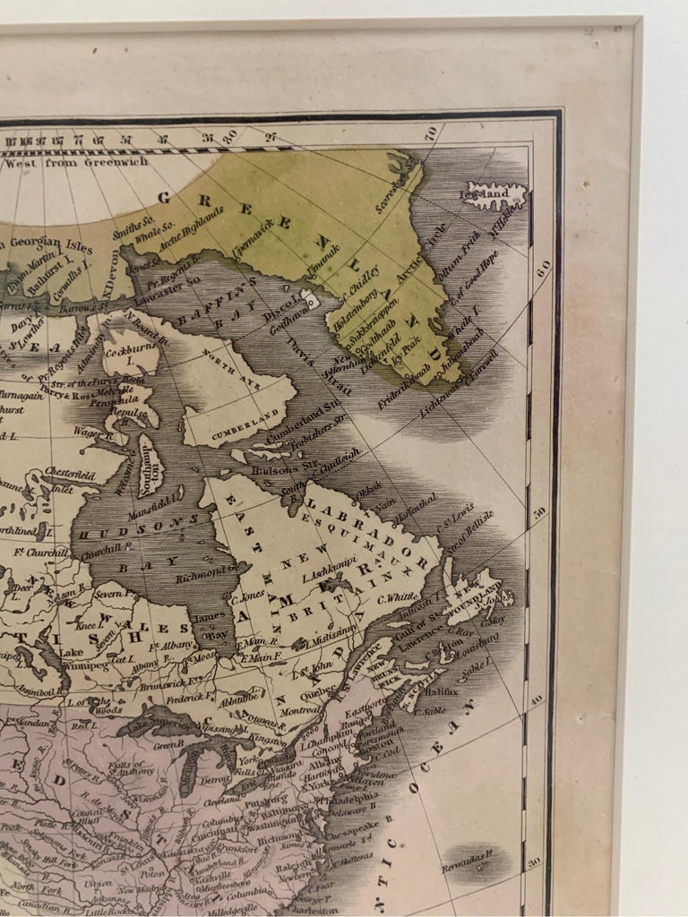 1830 Mexico and United States Framed Map For Sale at 1stDibs | map of ...