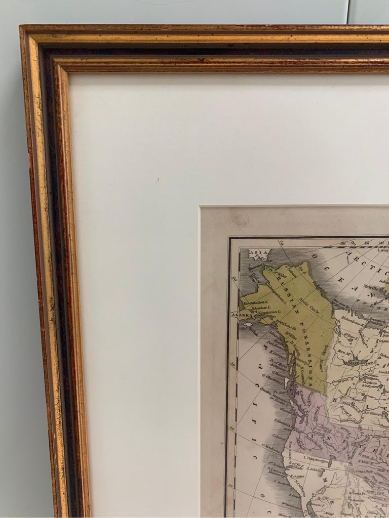 1830 Mexico and United States Framed Map For Sale at 1stDibs | map of ...