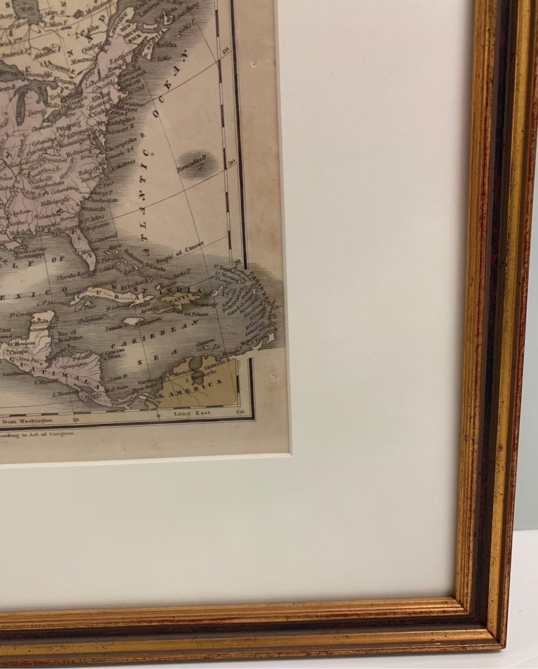 1830 Mexico and United States Framed Map For Sale at 1stDibs | map of ...