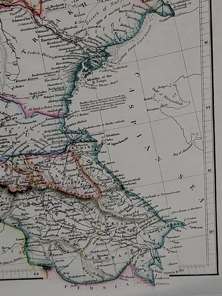 1832 Large Map "Russian and Poland" Ric. R0012 For Sale at 1stDibs