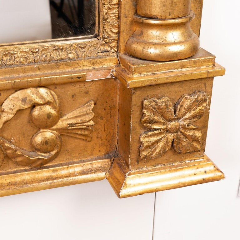 1840's Gothic Revival Gilt Pier Mirror For Sale at 1stDibs