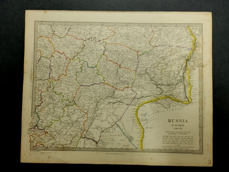 1844 Map "Russia in Eurpoe, Part II to Part VIII", 7 Maps Ric.r023 For ...