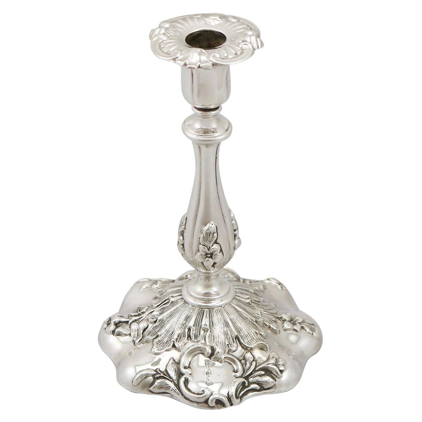 Antique Queen Anne Britannia Standard Silver Tapersticks at 1stDibs