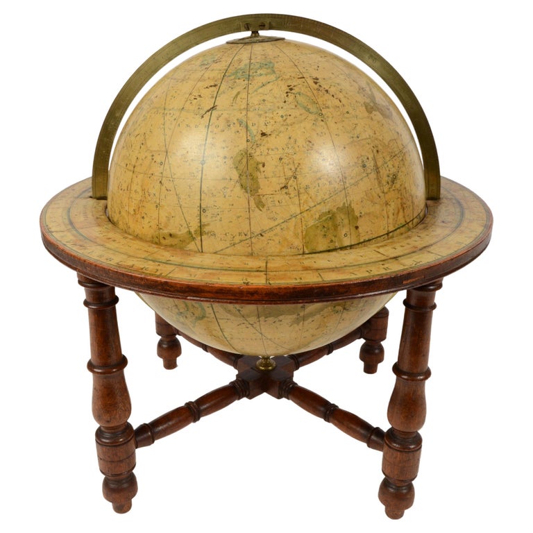 1846s Celestial Table Globe by James Wildl Famous Geographer ...