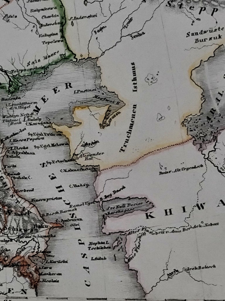 1849 Map of "Europaische Russland", 'Meyer Map of European Russia', Ric ...